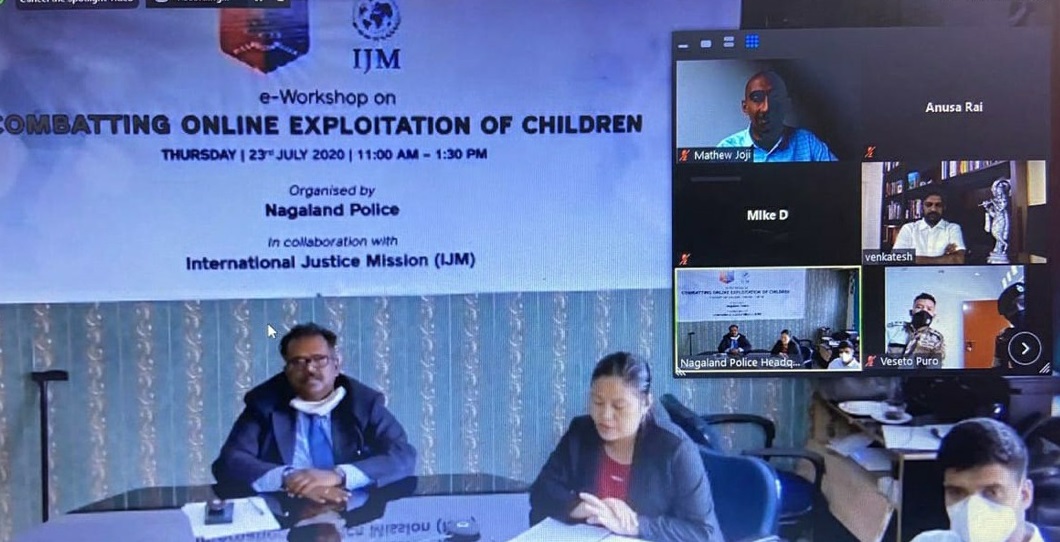 e-WORKSHOP ON “COMBATING ONLINE EXPLOITATION OF CHILDREN” | DIPR Nagaland-Department of ...